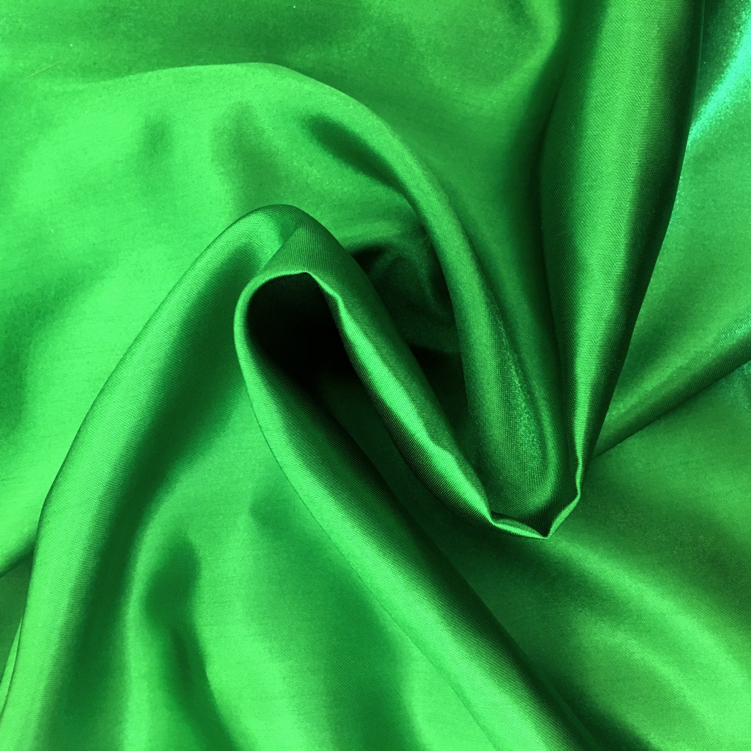Polyester Satin - Emerald Green