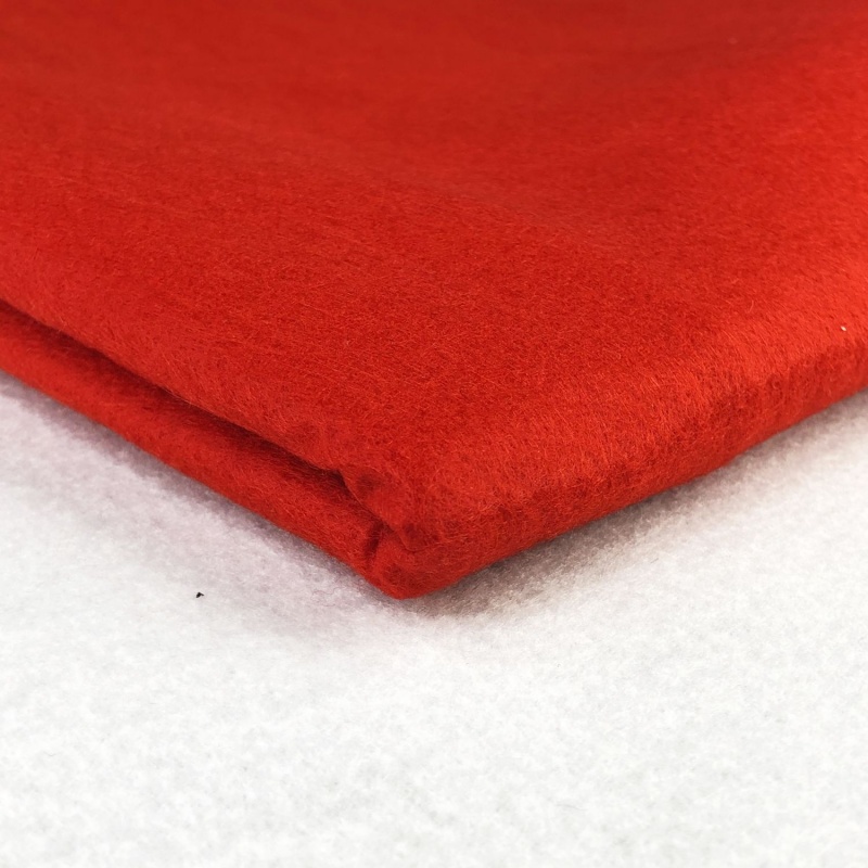 Red Felt Fabric by the metre|100% Polyester Felt conforms to EN71 1-3: ...