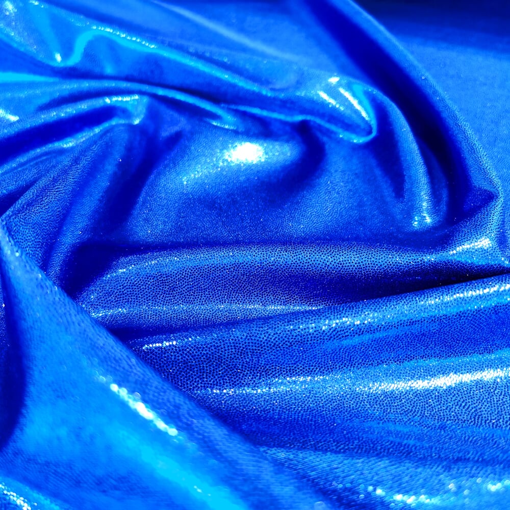Shine Lycra Fabric - ROYAL BLUE| Online Fabrics