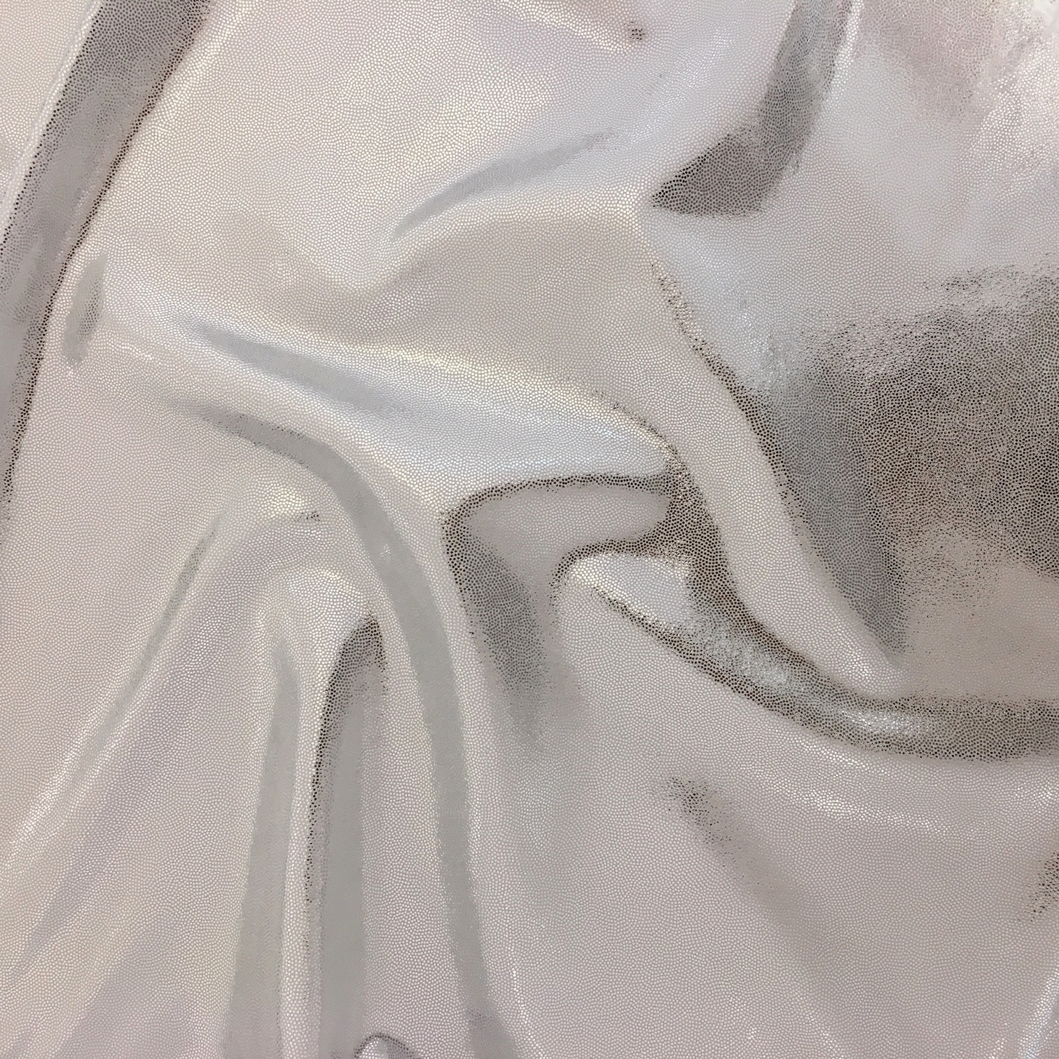 Shine Lycra Fabric - SILVER | Online Fabrics