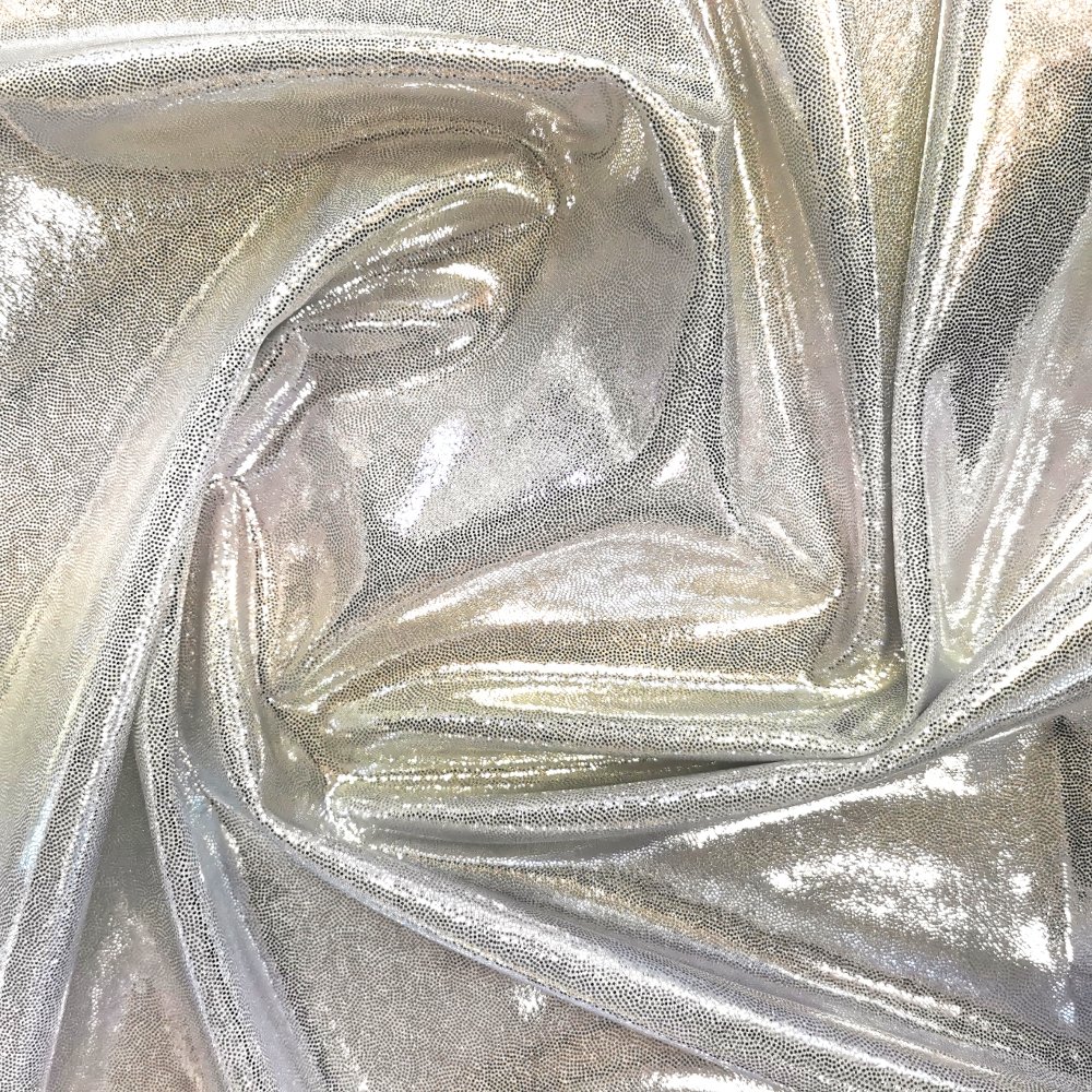 Shine Lycra Fabric - SILVER | Online Fabrics