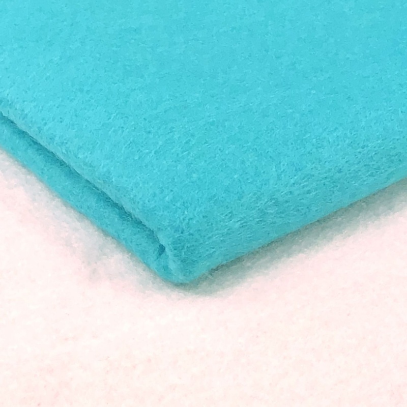 Turquoise Felt Fabric by the metre|100% Polyester Felt conforms to EN71 ...