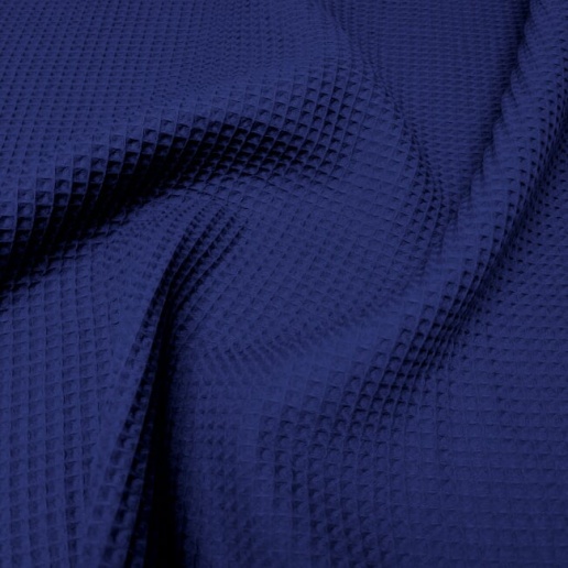 Waffle Cotton Fabric | Textured Material for Home & Bath